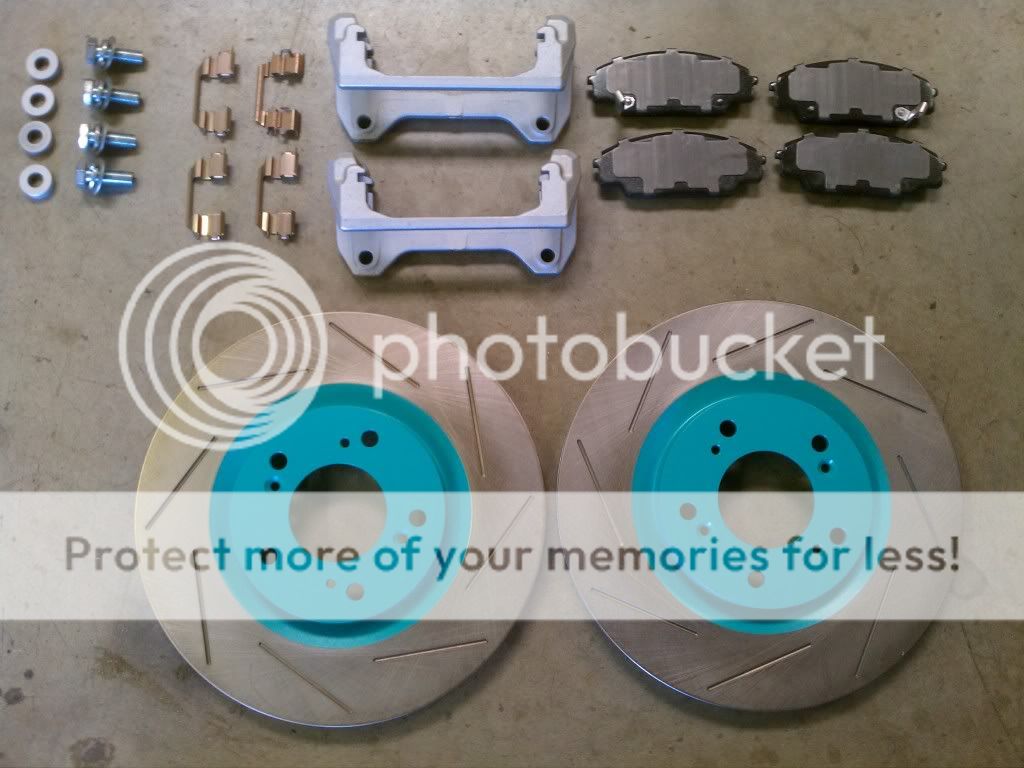 Daniels Basis Sport OEM BBK with Project Mu S2000 Rotors. | Honda CR-Z ...